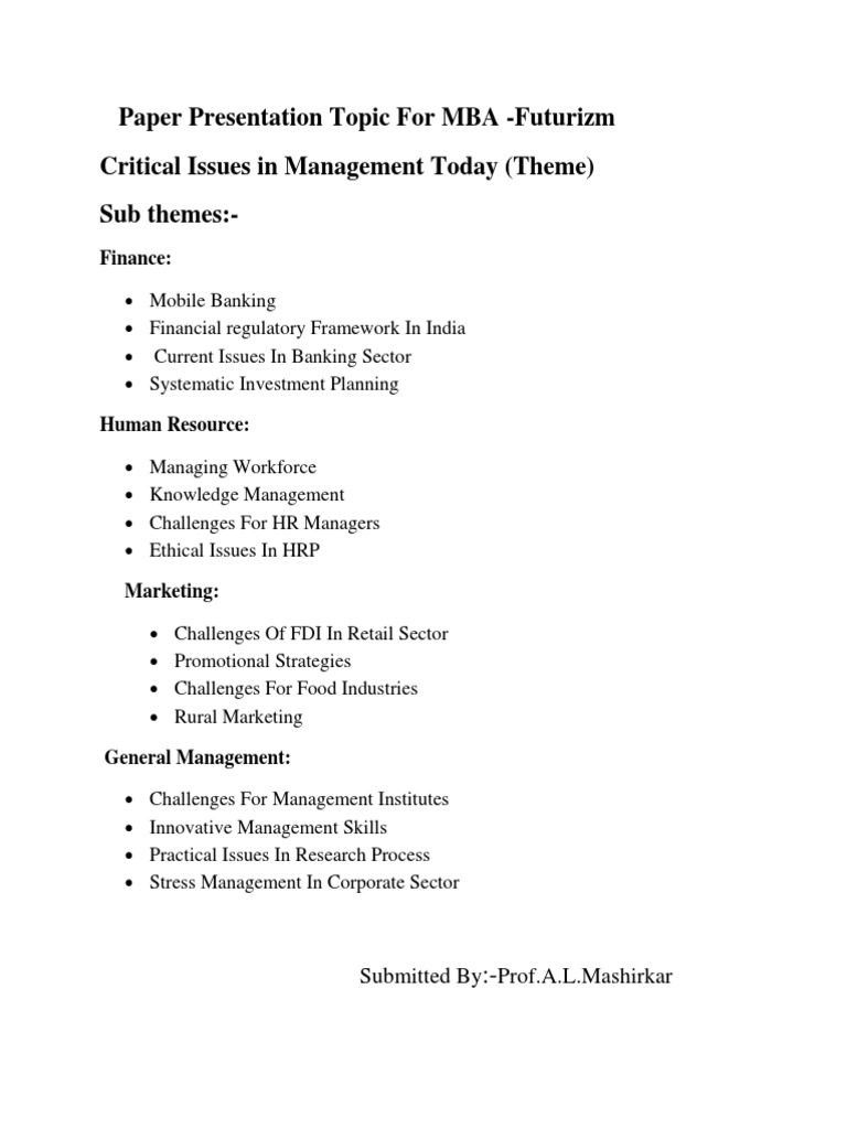 Critical Issues in Management Today | PDF | Career & Growth | Business