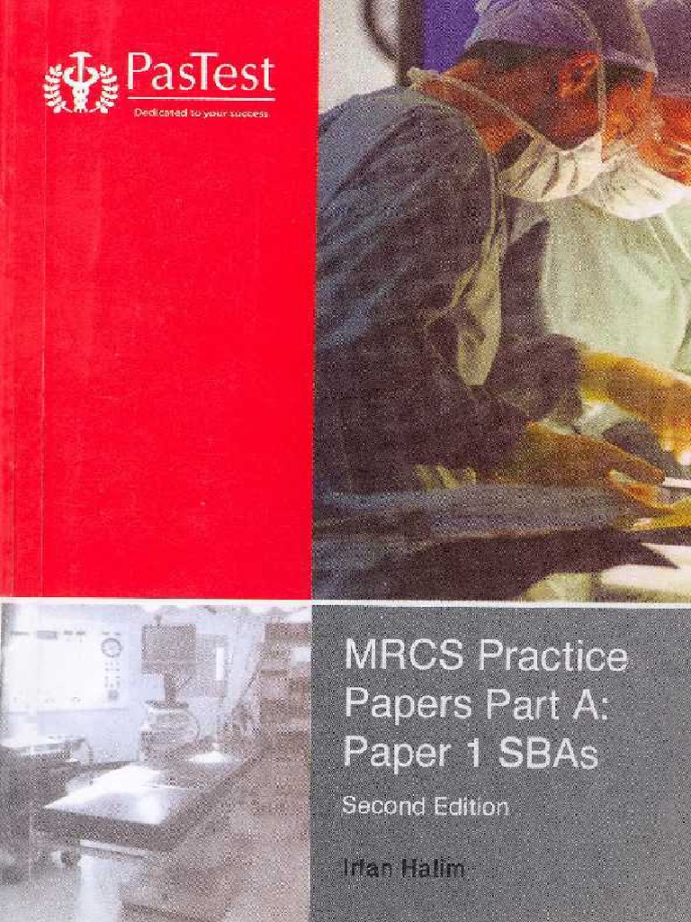 MRCS Practice Paper (Pastest) PDF | PDF