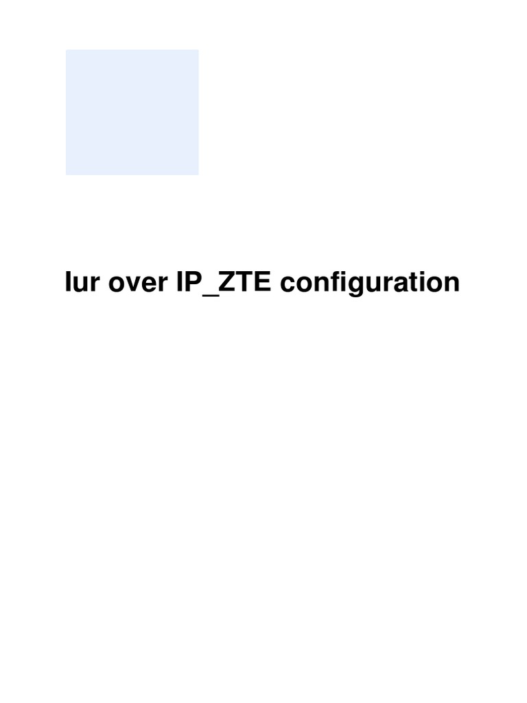 2G ZTE Configuration | PDF