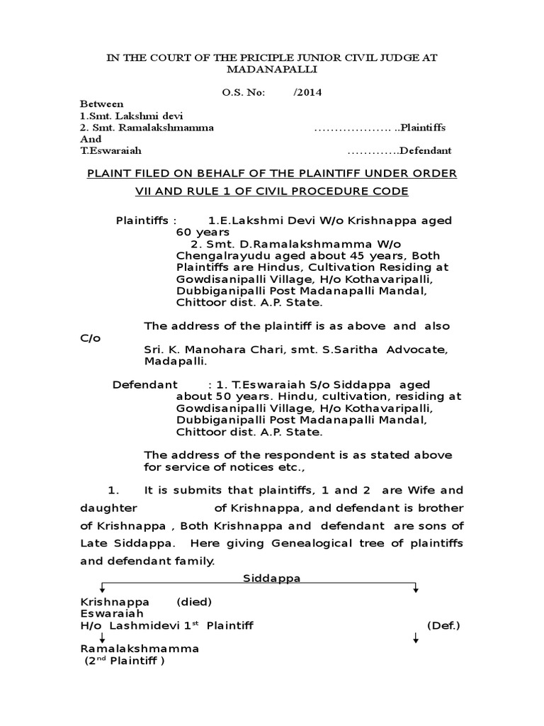 Partition at MPL | PDF | Affidavit | Lawsuit