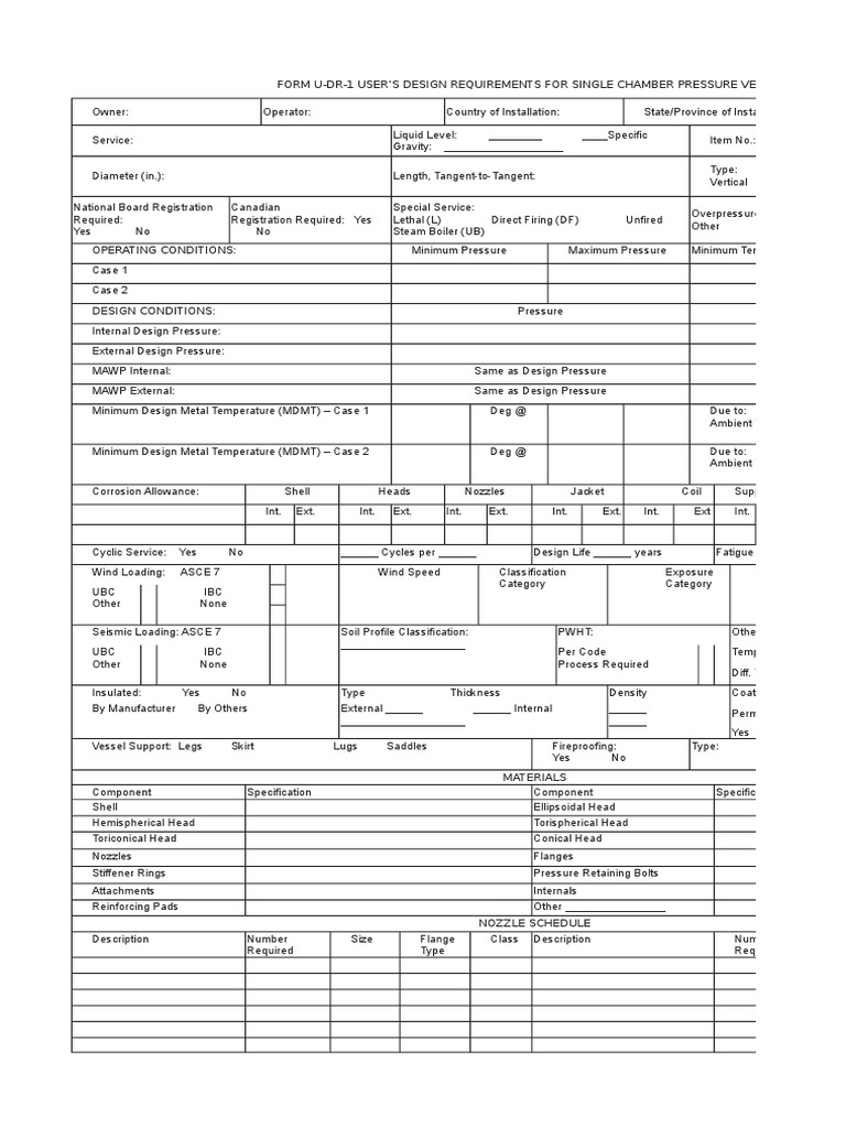 UDR-1 Excel File | PDF | Mechanical Engineering | Chemical Engineering