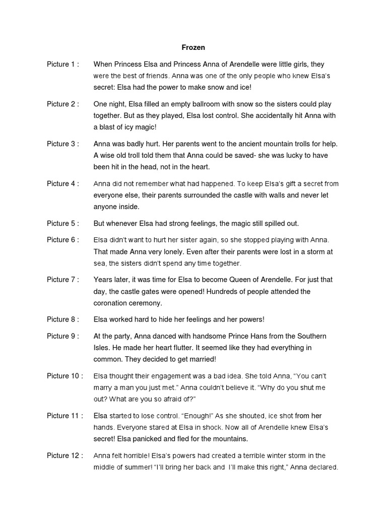 Frozen Script | PDF