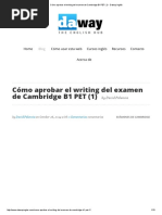 Writing B1 Preliminary (PET) - Guía Completa Con Ejemplos | PDF ...