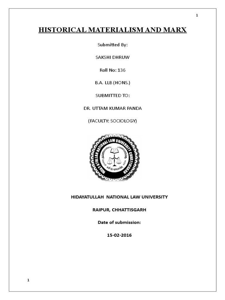 Historical Materialism and Marx | PDF | Karl Marx | Materialism