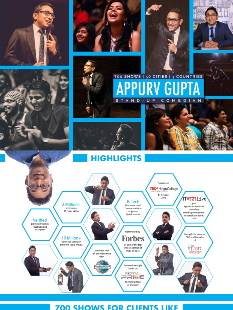 Appurv Gupta - Famous Stand Up Comedian in India - Best Stand Up ...