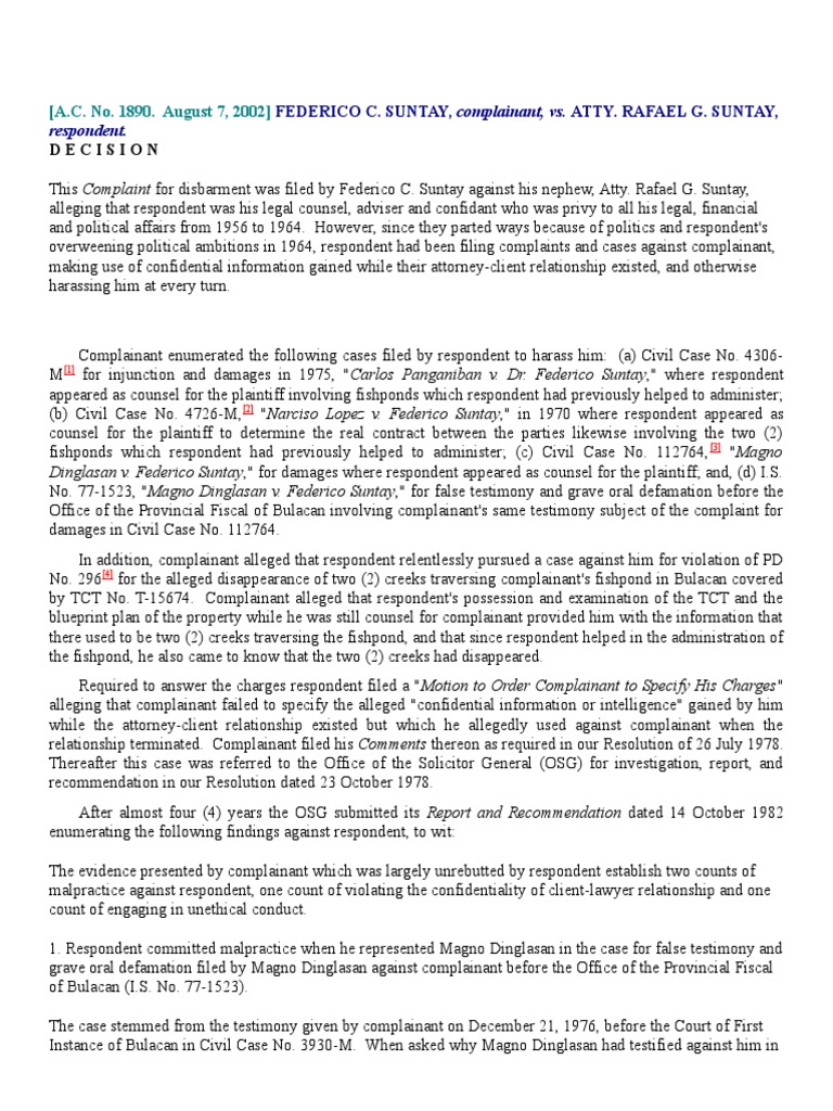 Suntay Vs Suntay | PDF | Lawyer | Lawsuit