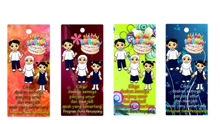 Penanda Buku - Program Guru Penyayang TICE SU | PDF