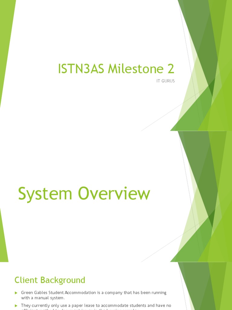 ISTN3SA Milestone 2 Presentation | PDF | Reliability Engineering | Databases