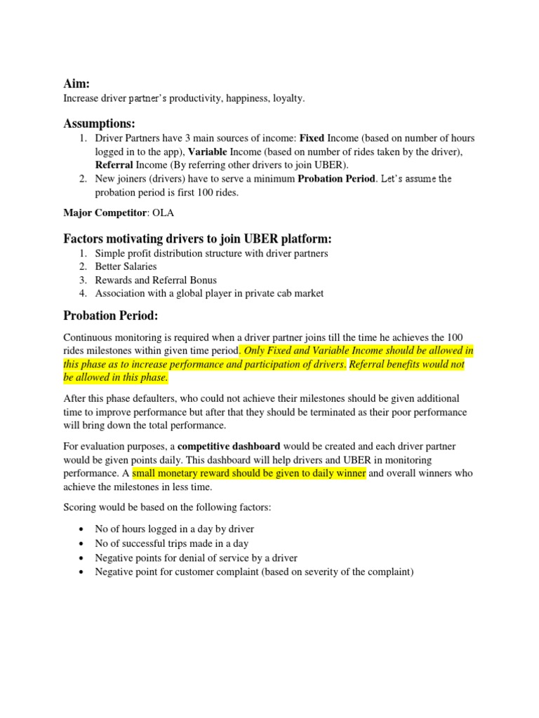 UBER Case Study | PDF | Uber (Company) | Business Economics