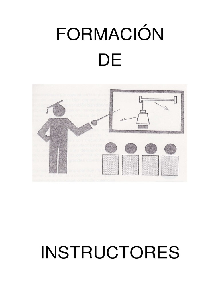 FORMACION-DE-INSTRUCTORES.pdf | Aprendizaje | Maestros