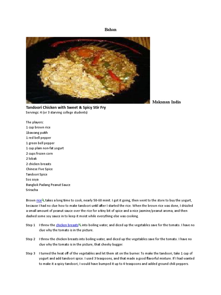 Resipi Makanan | PDF