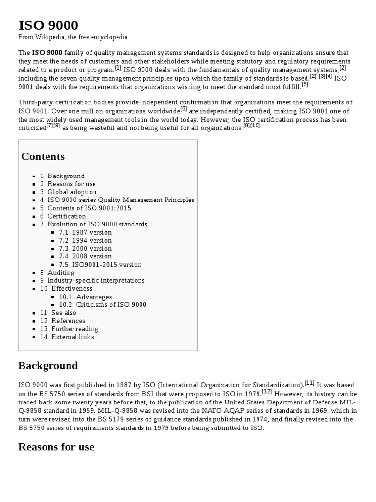 Iso 9000 | PDF | Iso 9000 | Audit