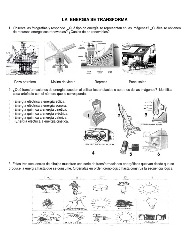 Transformaciones de Energía en Imágenes | PDF