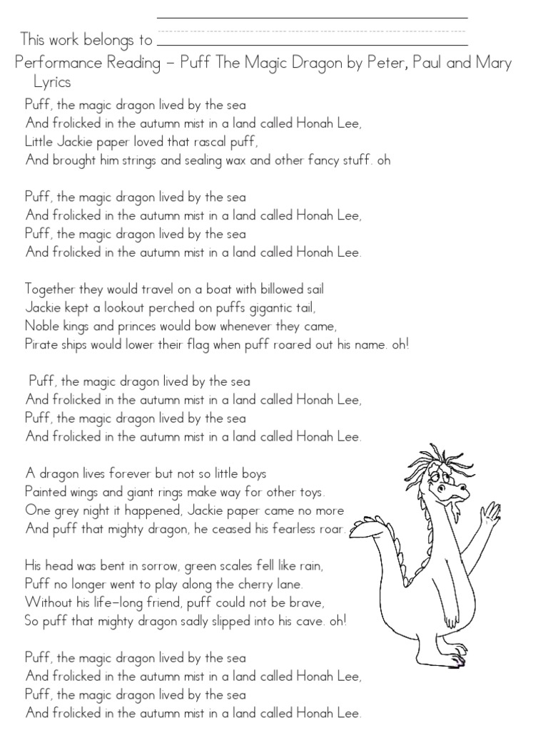 Puff Lyrics 1 PDF | PDF