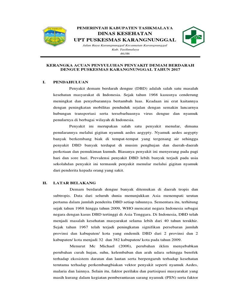 Kak Penyuluhan DBD | PDF