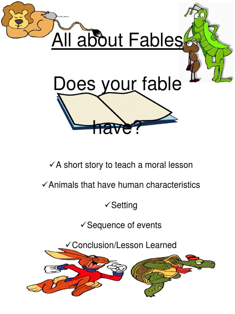 All About Fables | PDF | Self-Improvement