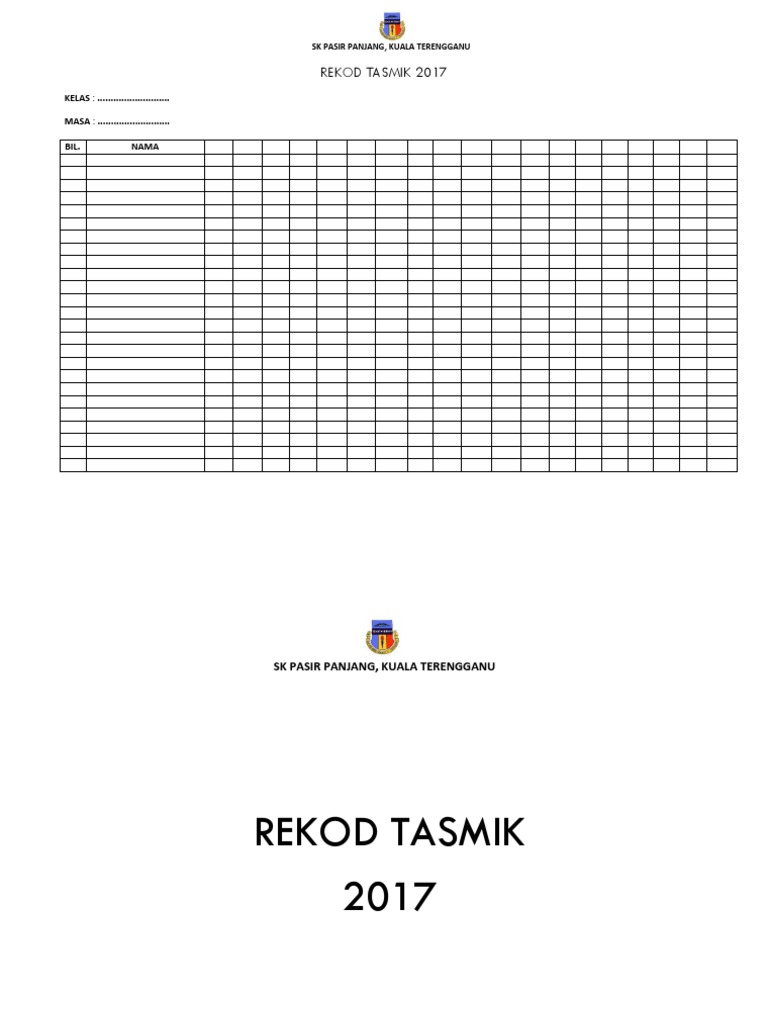Rekod Tasmik | PDF