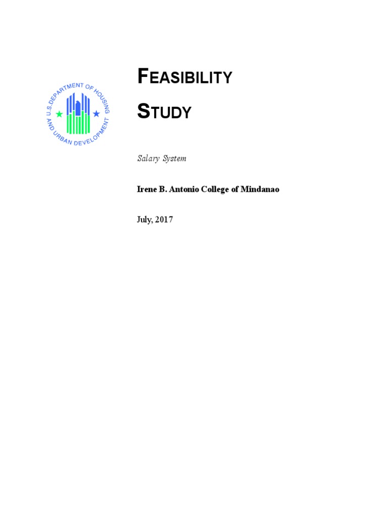 Easibility Tudy: Salary System | PDF | Feasibility Study | System