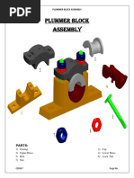 Plummer Block-Assembly Drawing | PDF