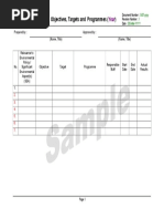 TGR & TGW: Lessons Learned Format | PDF