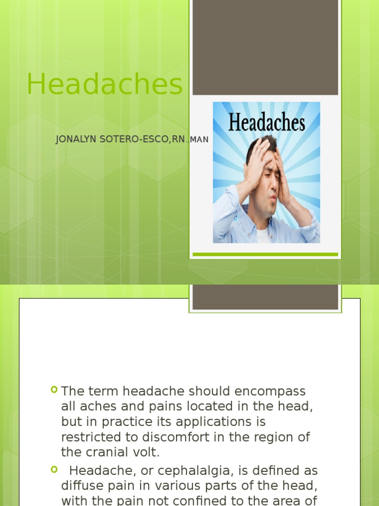 Understanding Recurrent Headaches: A Comprehensive Review of ...