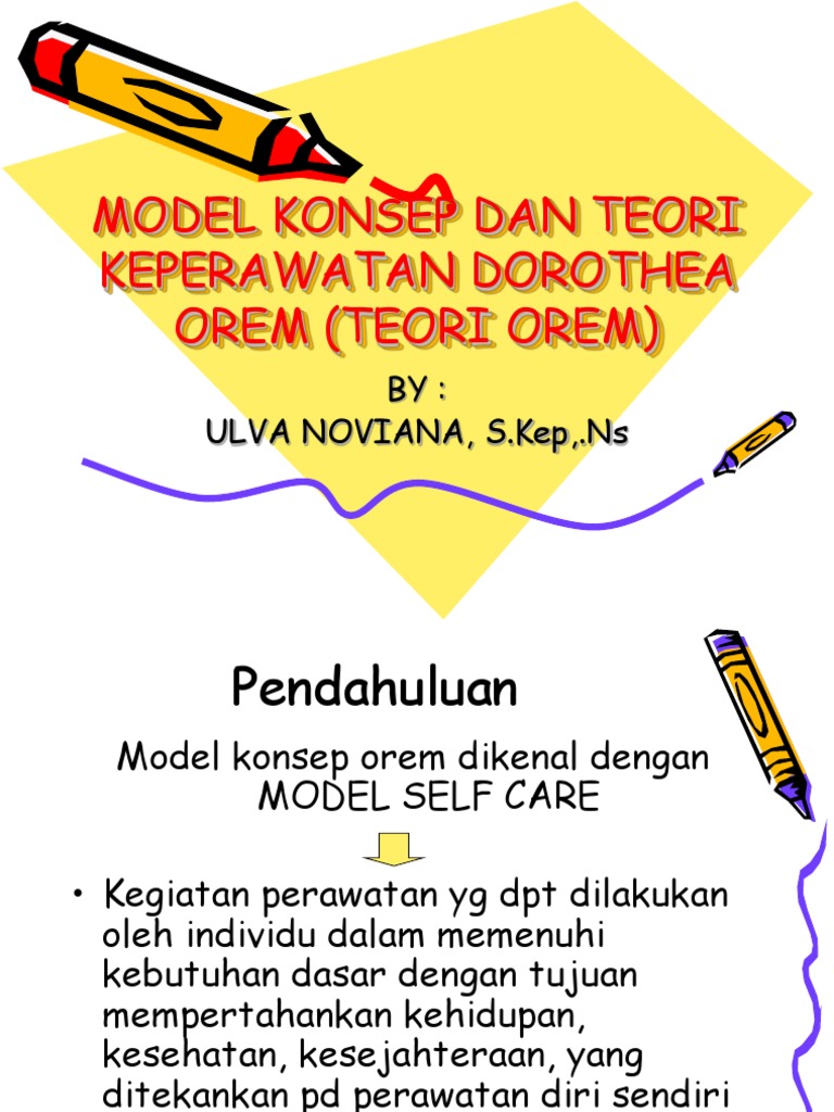 Model Orem | PDF | Pengembangan Diri