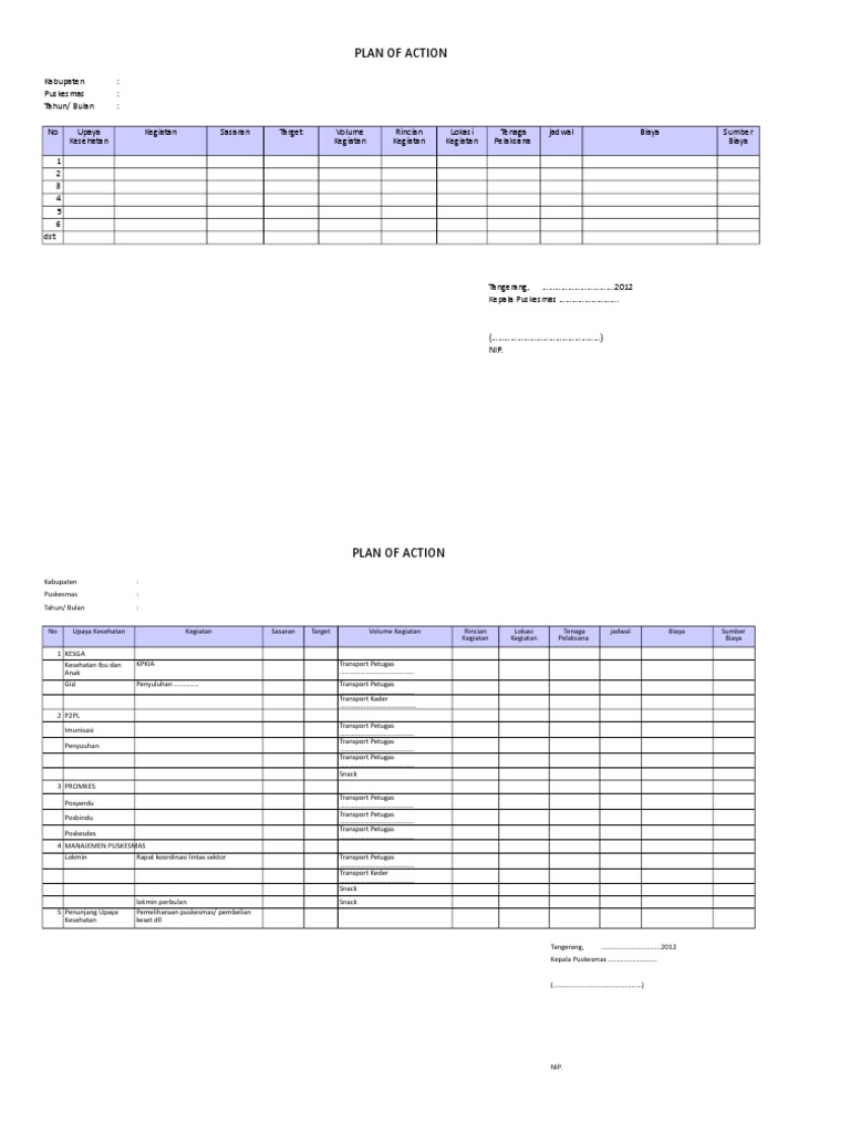 Contoh Form Poa | PDF