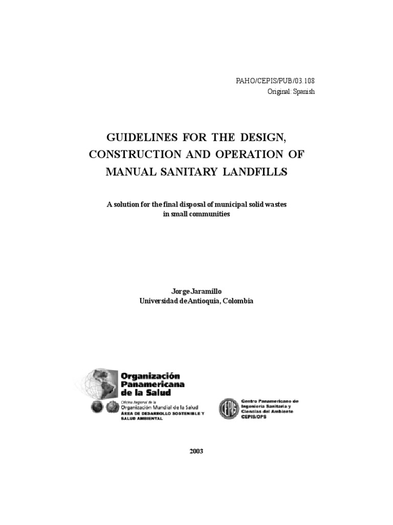 Guidelines For The Construction of Landfills PDF | PDF | Waste ...