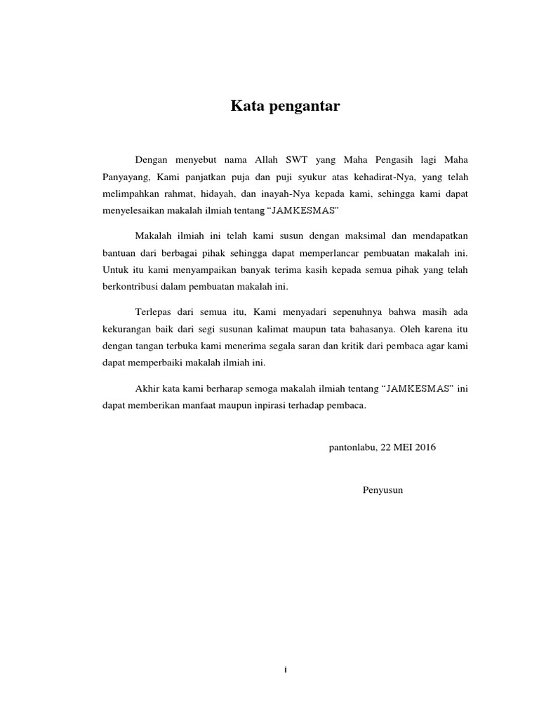 Program Jamkesmas: Akses Kesehatan Masyarakat | PDF