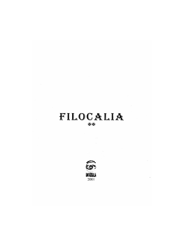 Filocalia de La Prodromu Vol 2 PDF | PDF