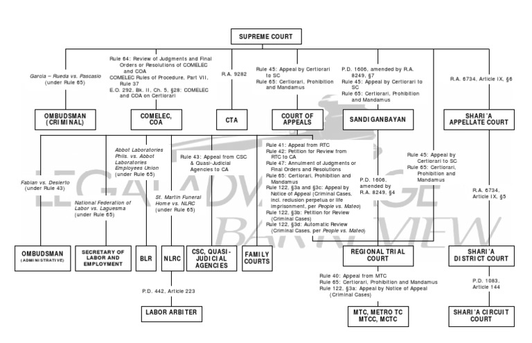 Appeals Chart | PDF | Certiorari | Appeal