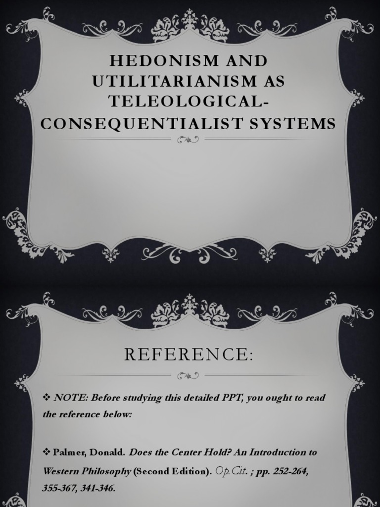 Hedonism and Utilitarianism Explained | PDF | Utilitarianism | Hedonism