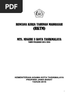 Contoh RKAM MTs 2023-2024 | PDF