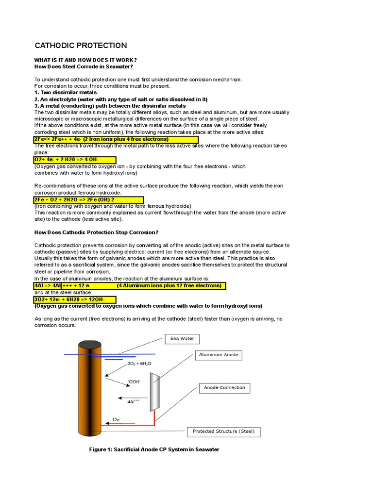Cathodic Protection - Calc. | PDF | Corrosion | Anode