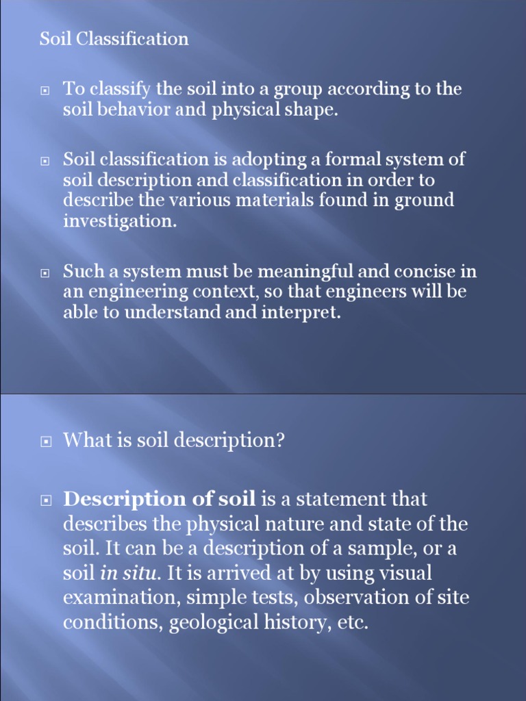 Soil Classification | Download Free PDF | Sand | Silt