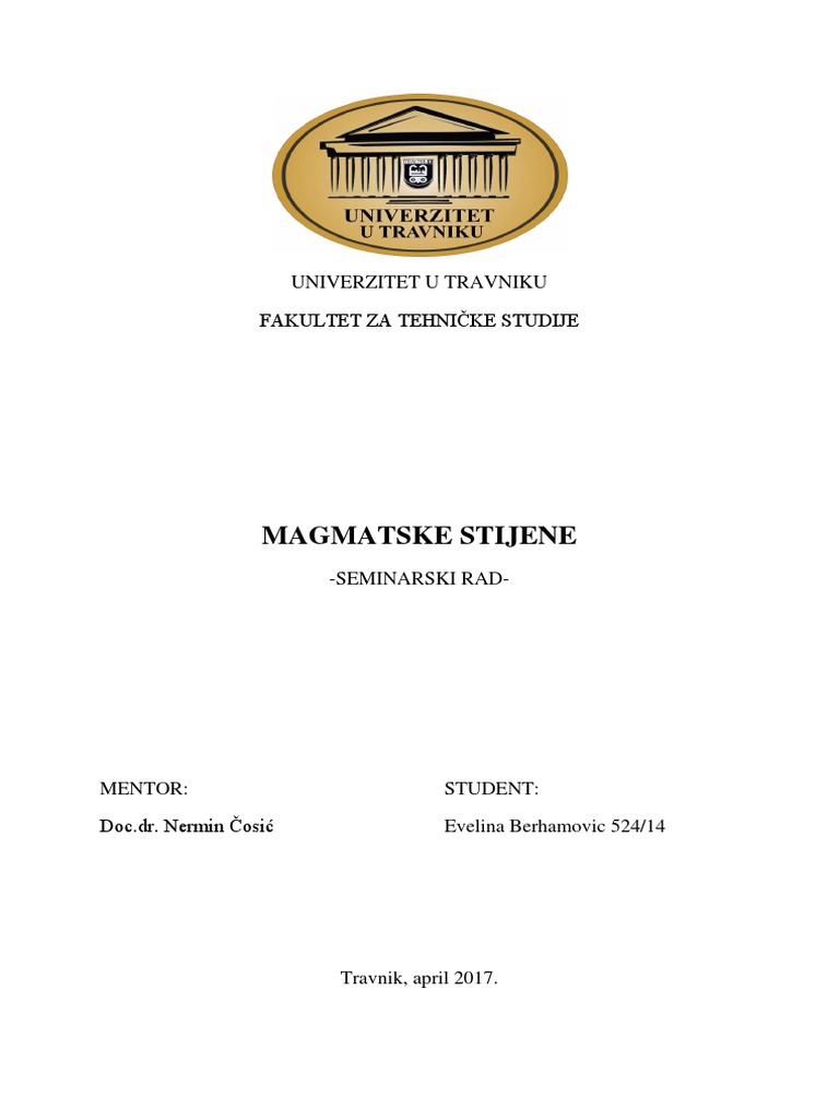 Magmatske Stijene | PDF