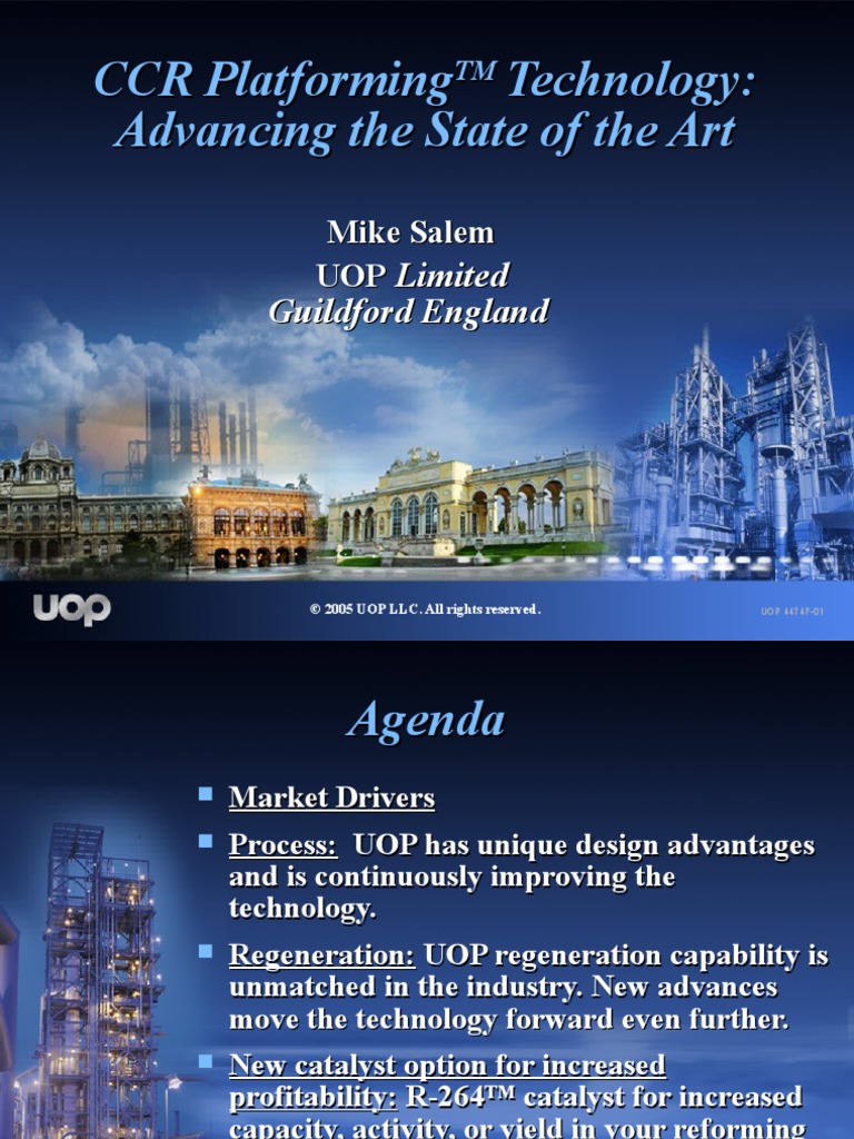 CCR Platforming | PDF | Catalysis | Gasoline