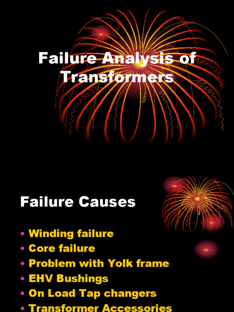 Transformer Failure Analysis Report | PDF | Transformer | Electrical ...