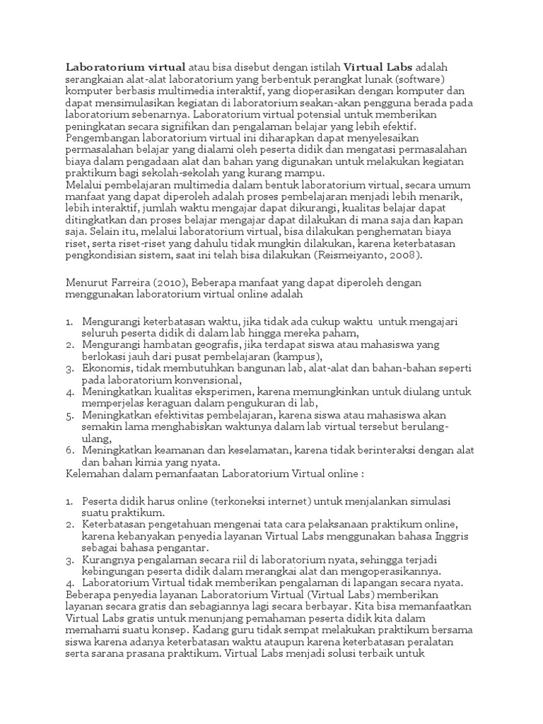 Laboratorium virtualBV | PDF