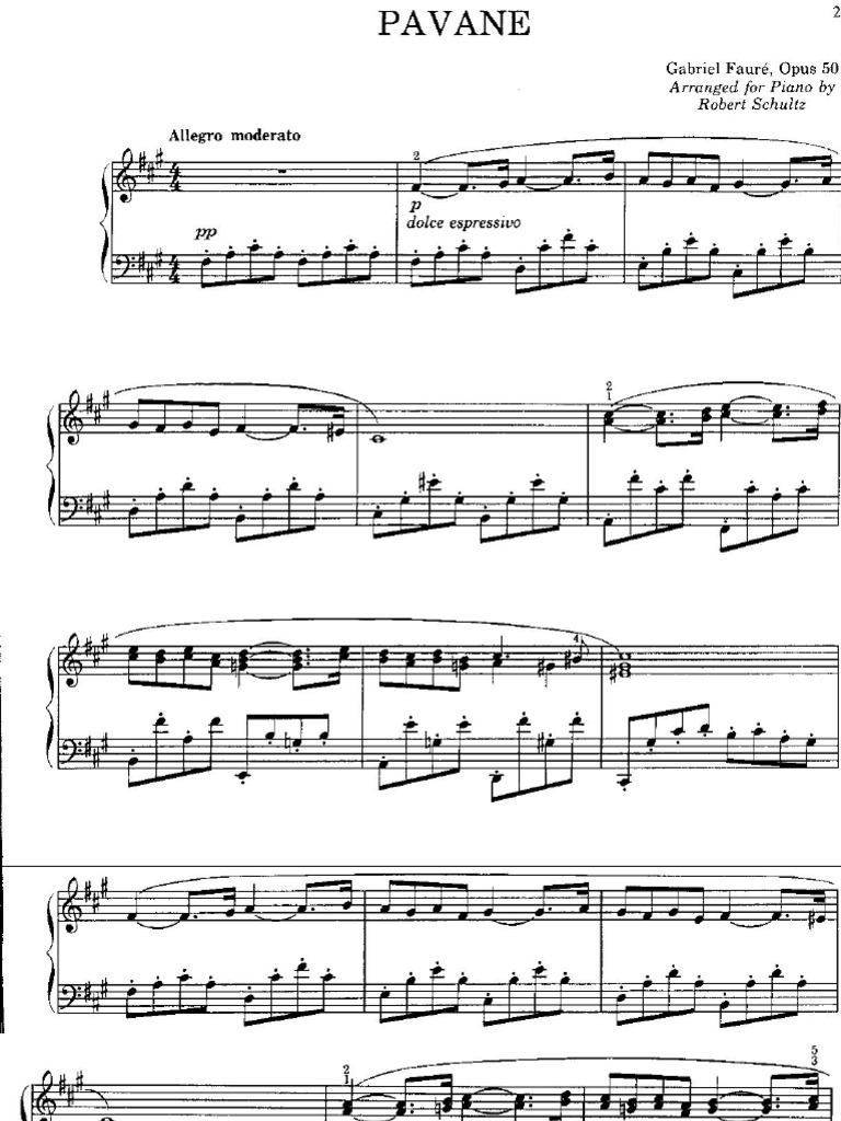 Pavane Fauré | PDF