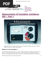 NETA Megger Values | PDF