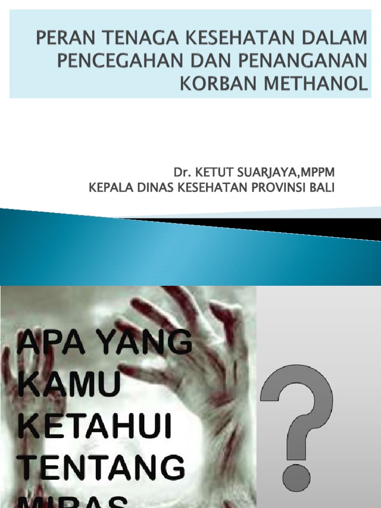 Materi Methanol | PDF | Pengembangan Diri