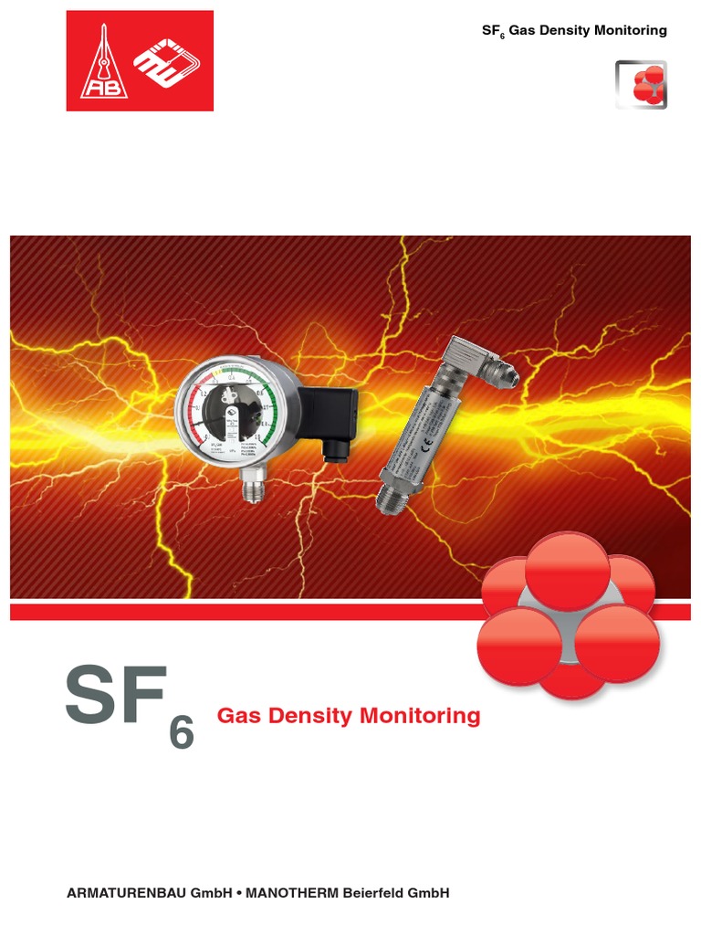 Armaturenbau SF6 Density Meter | PDF | Switch | Pressure Measurement