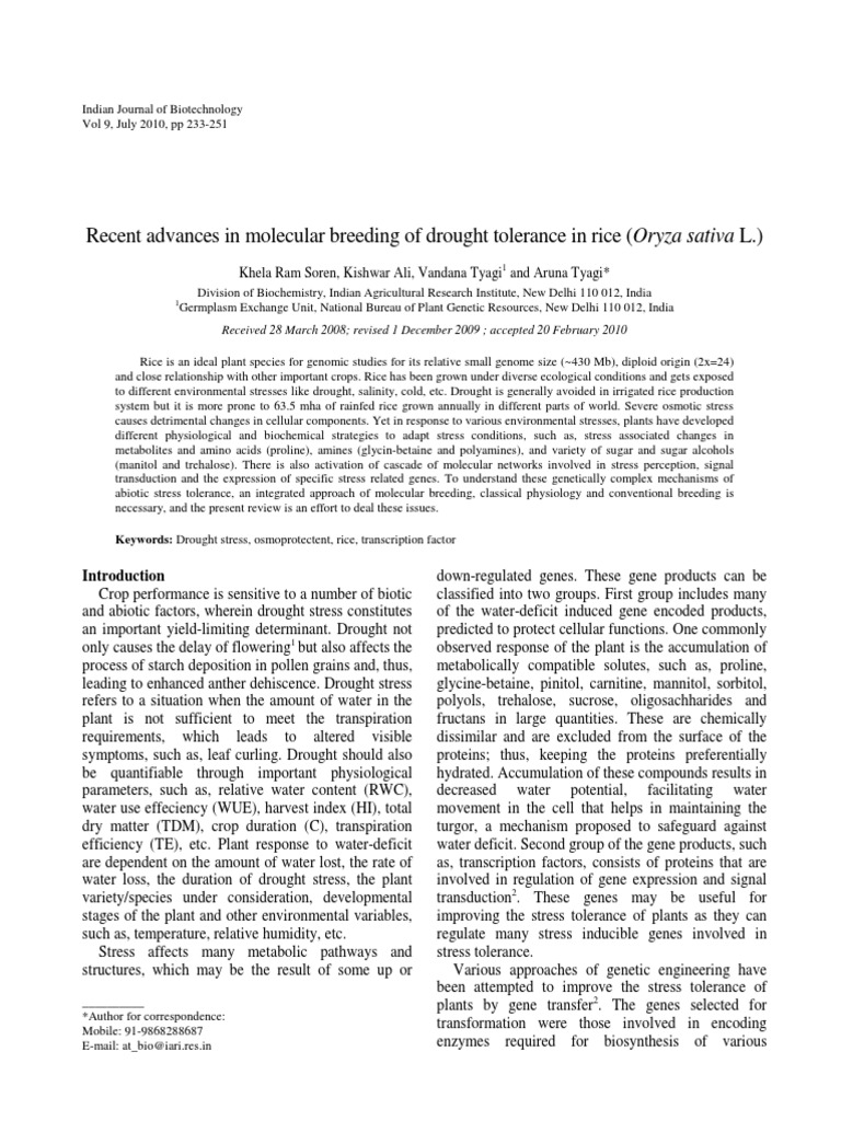 Ijbt 9 (3) 233-251 | PDF | Reactive Oxygen Species | Proteins
