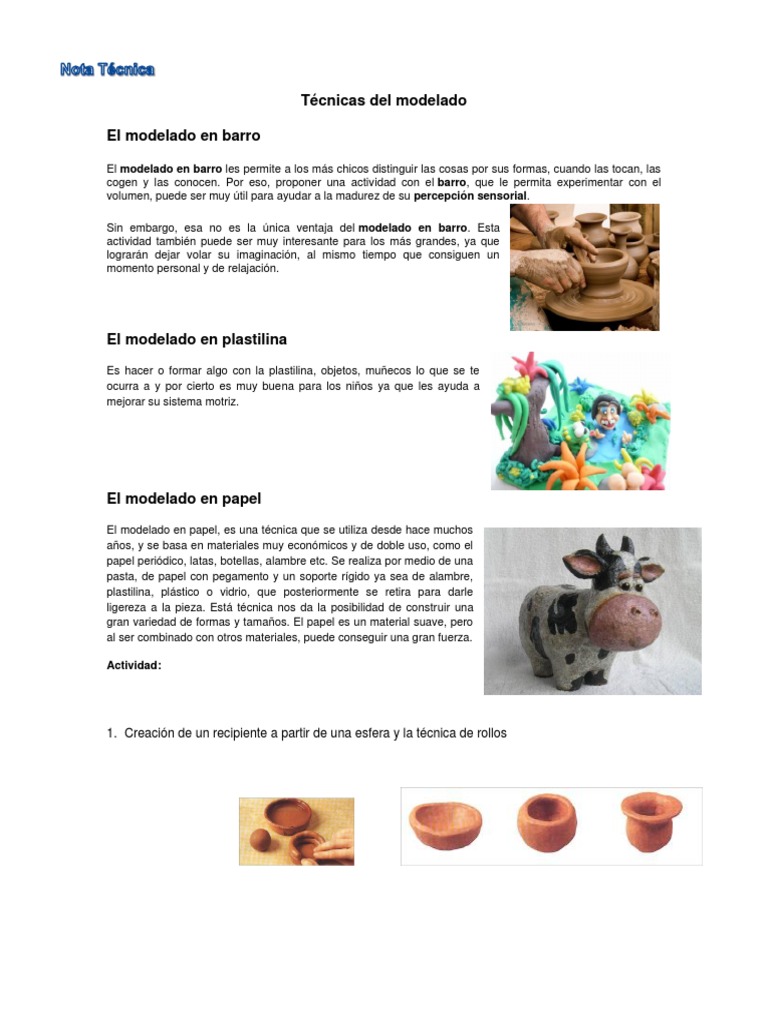 Técnicas Del Modelado