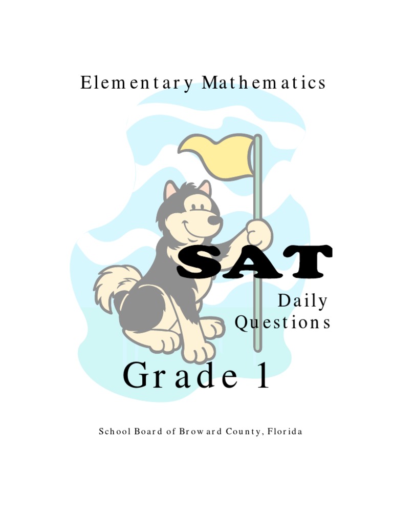 Grade 1: Elementary Mathematics | PDF | Sat | Teaching Mathematics