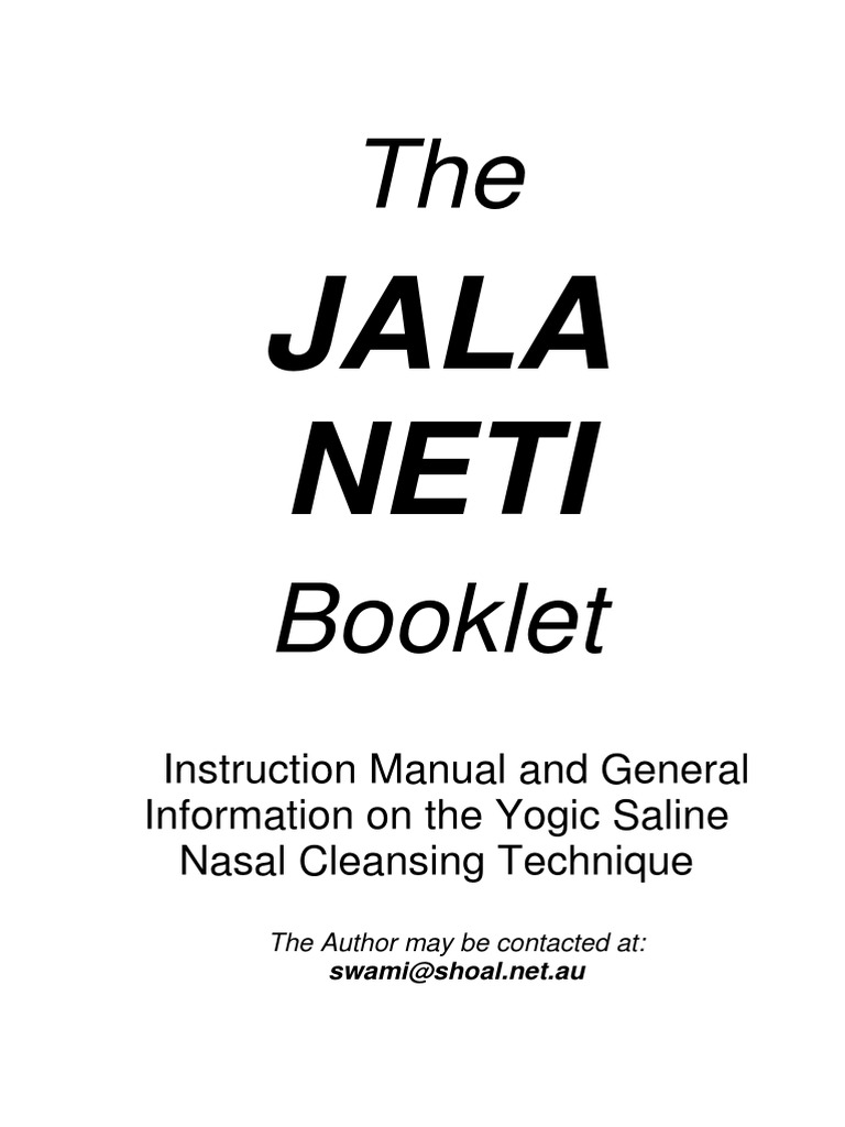 Jala Neti Handbook - Swami PDF | PDF