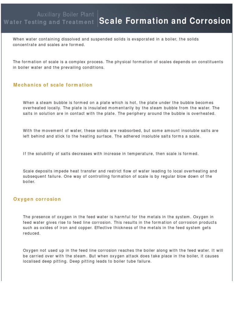 4 Ships Auxiliary Testing Scales | PDF | Corrosion | Boiler