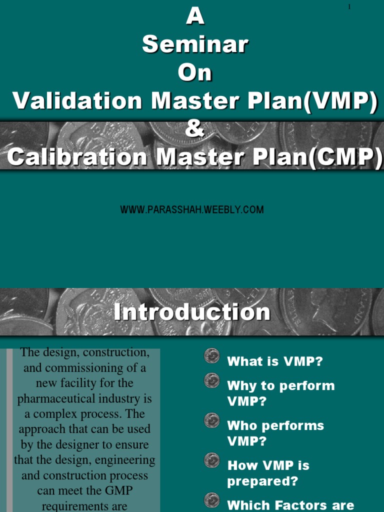 VMP | PDF | Verification And Validation | Calibration