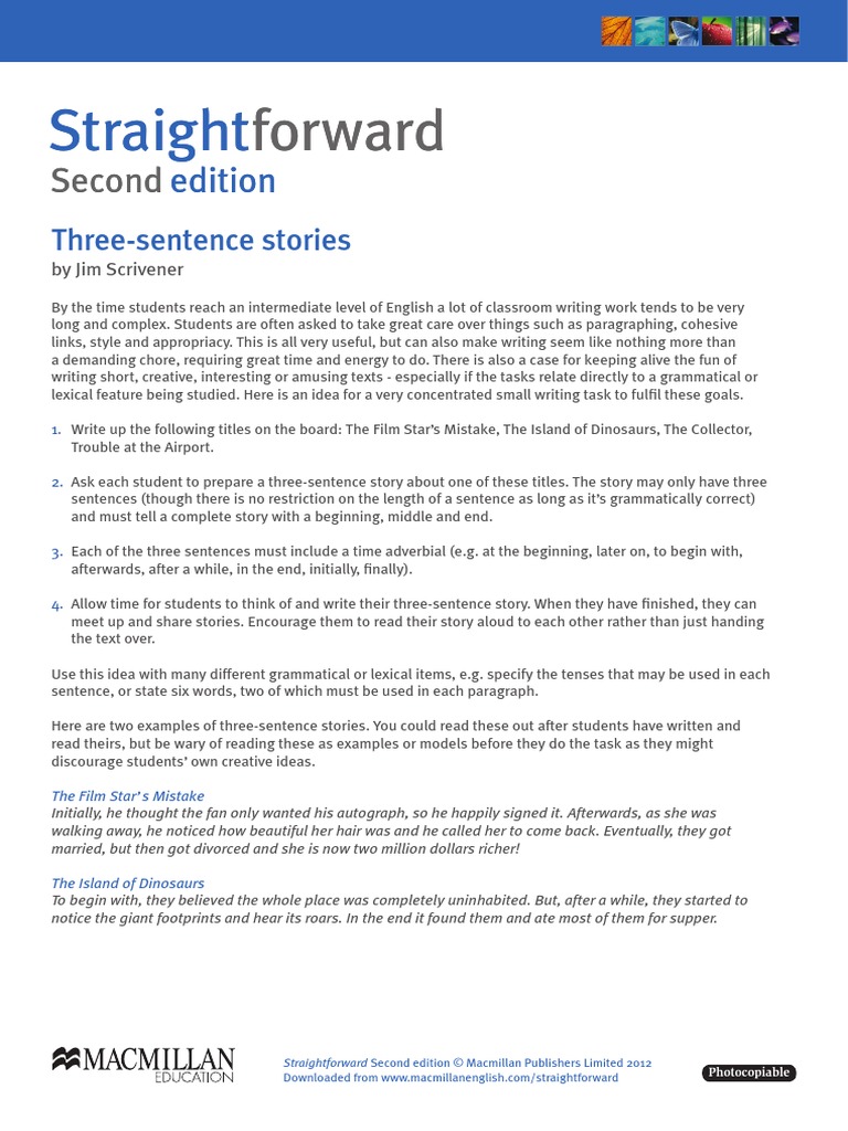 Three-Sentence-Stories.pdf | Human Communication | Semiotics